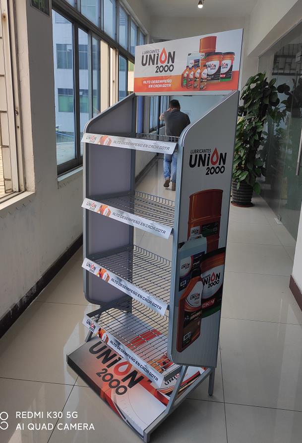Castrol Lubricating Motor Oil Display Rack Engine Oil Display Rack For ...