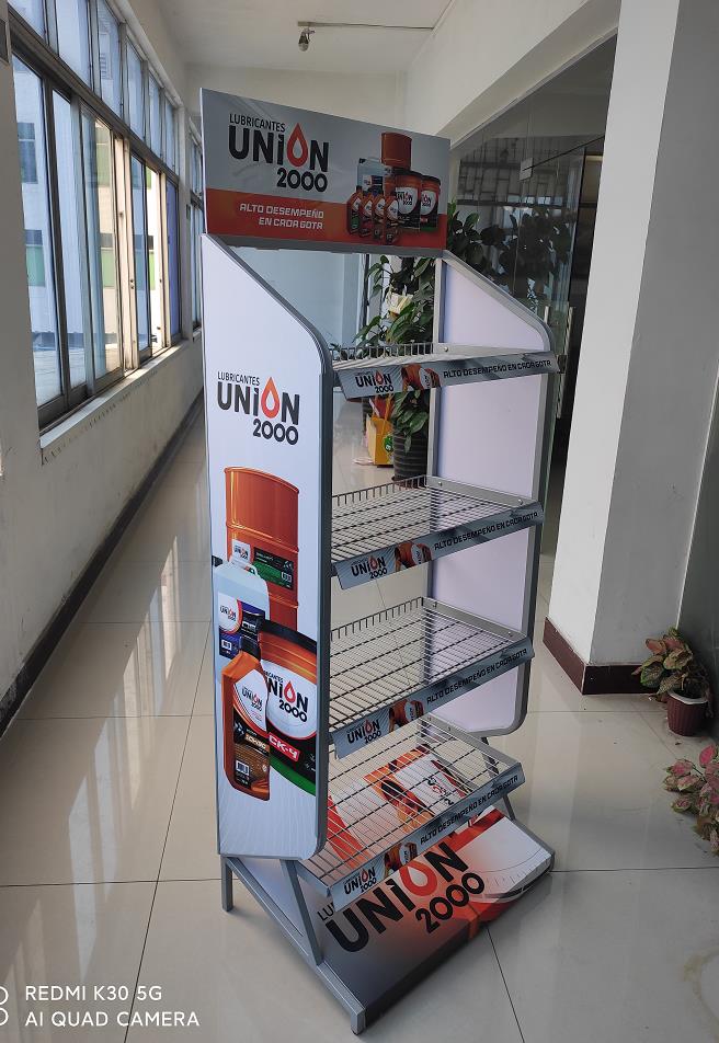 Castrol Lubricating Motor Oil Display Rack Engine Oil Display Rack For ...