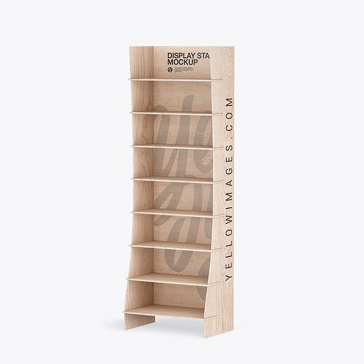 Moisturizing Cream Wooden Display Shelf Unit Plywood Skin Care Product ...