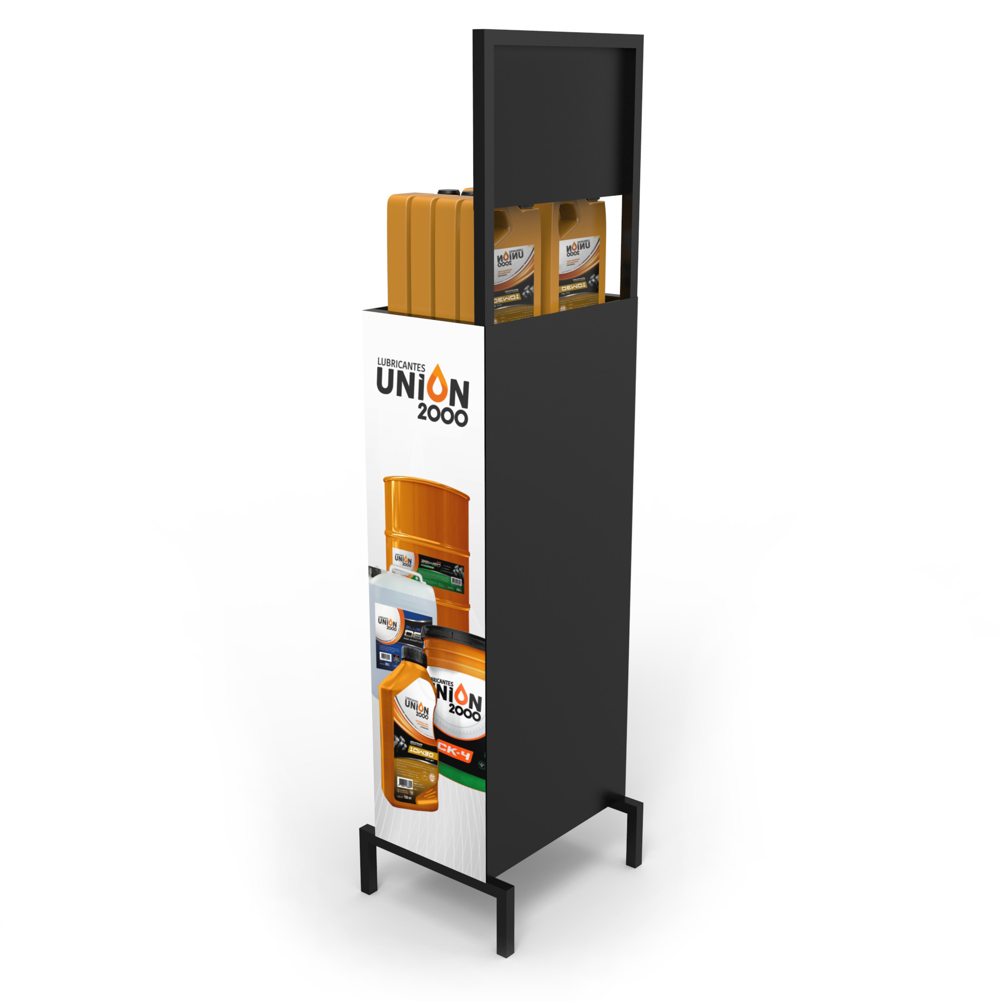 Castrol Lubricating Motor Oil Display Rack Engine Oil Display Rack For ...