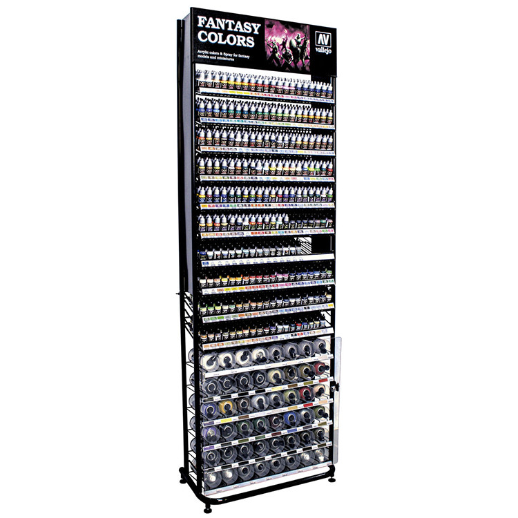 Tinplate Refillable Metal Display Stands Bottle Display Stand Storage ...