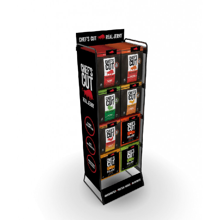 Retail Store Metal Display Stands Floor Display Unit For Grilling ...