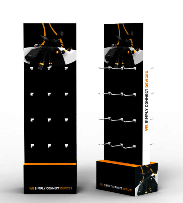 Supermarket PVC Display Stand Foam Board Shampoo Display Stand With ...