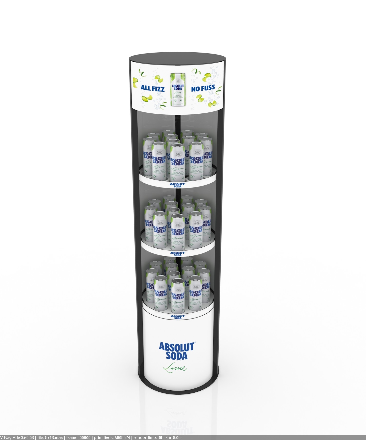 Supermarket Beverage Display Stand Wine Cardboard Display Rack For ...