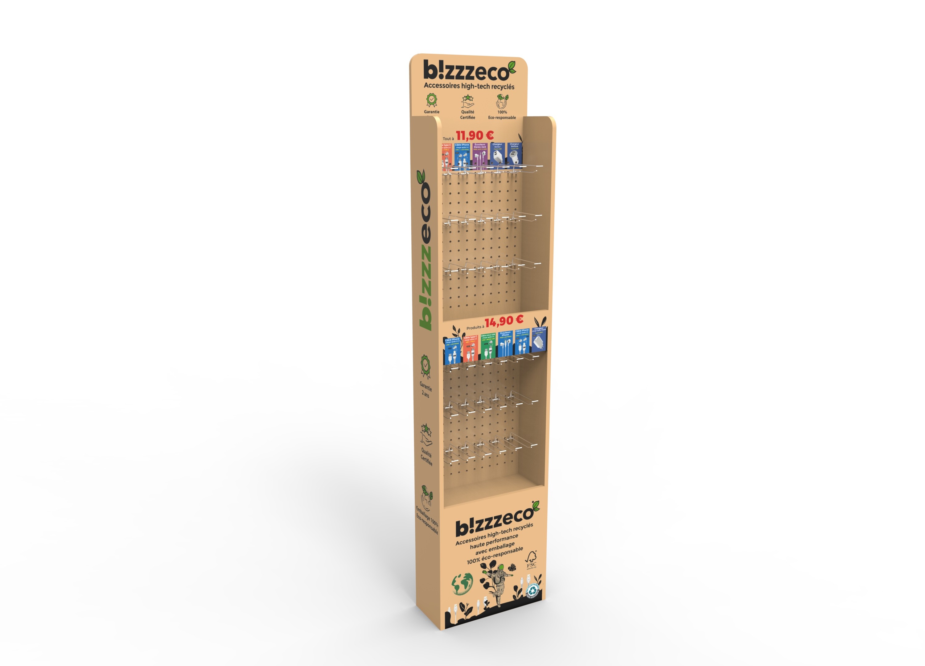 Customized Wooden Display Stand Racks For Supermarket And Store Displays