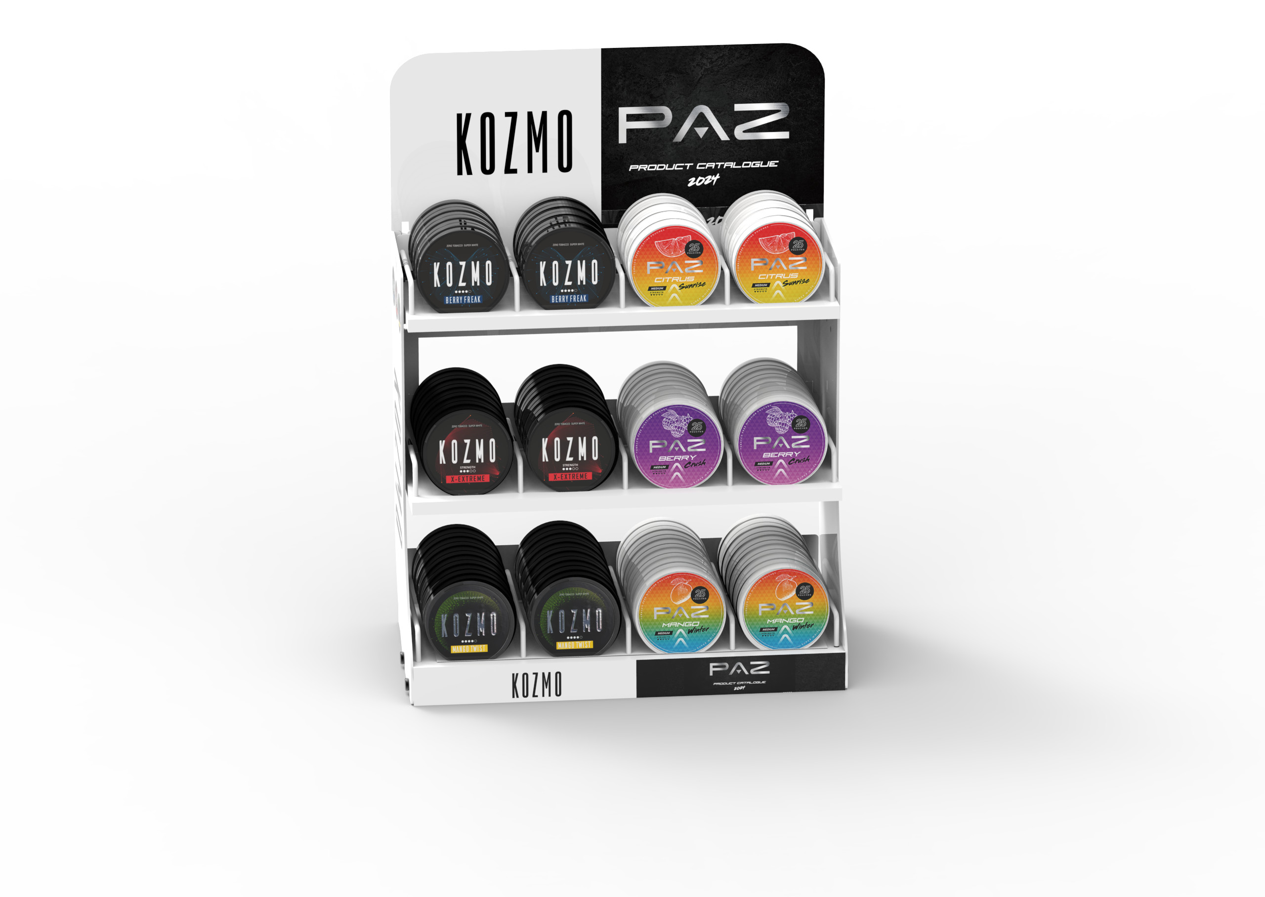 Customized factory smoke shop display rack, store fixed device display ...